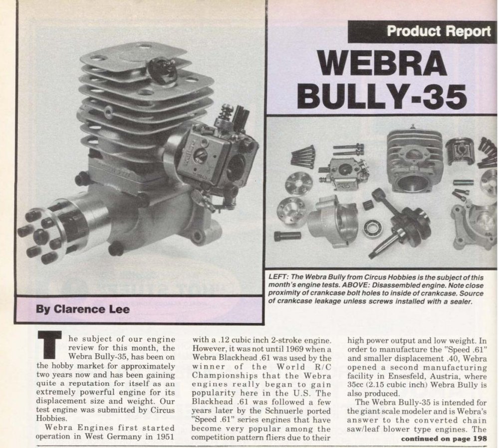 Webra Bully 35
